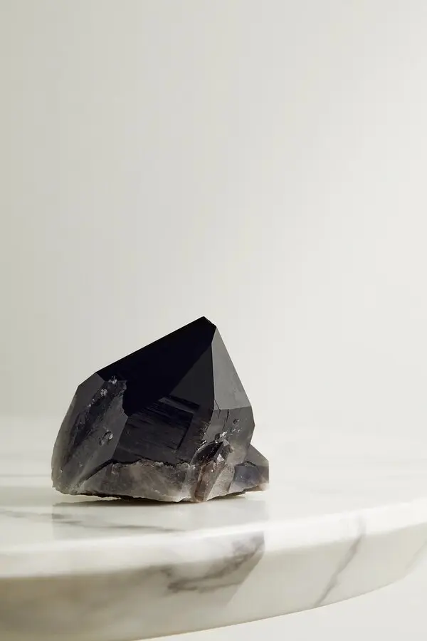 JIA JIA HOME Net Sustain Smoky Quartz Crystal Point - Gray