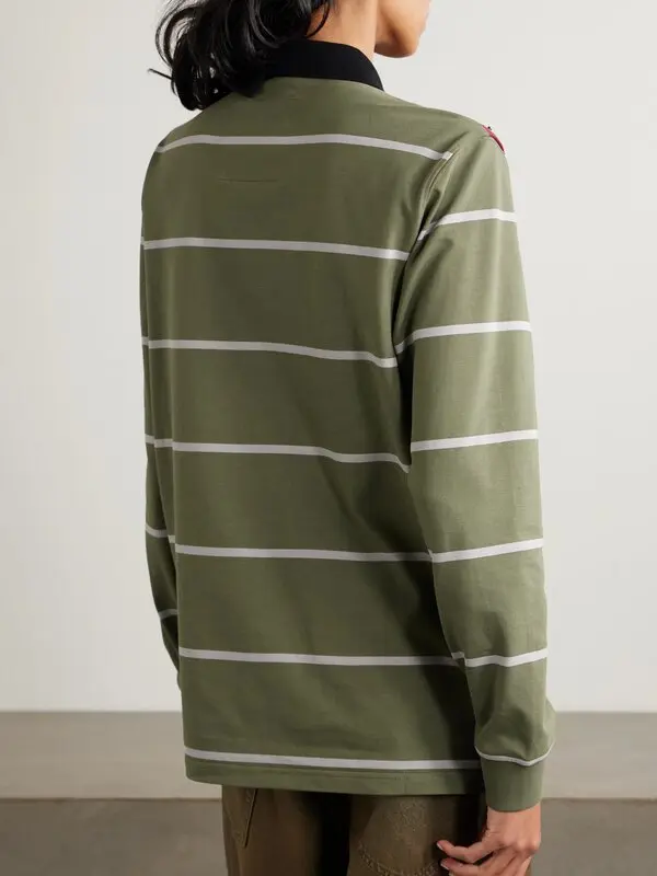 Y/project Layered Striped Cotton-jersey Top