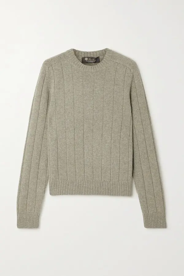 Loro Piana Ribbed Cashmere Sweater