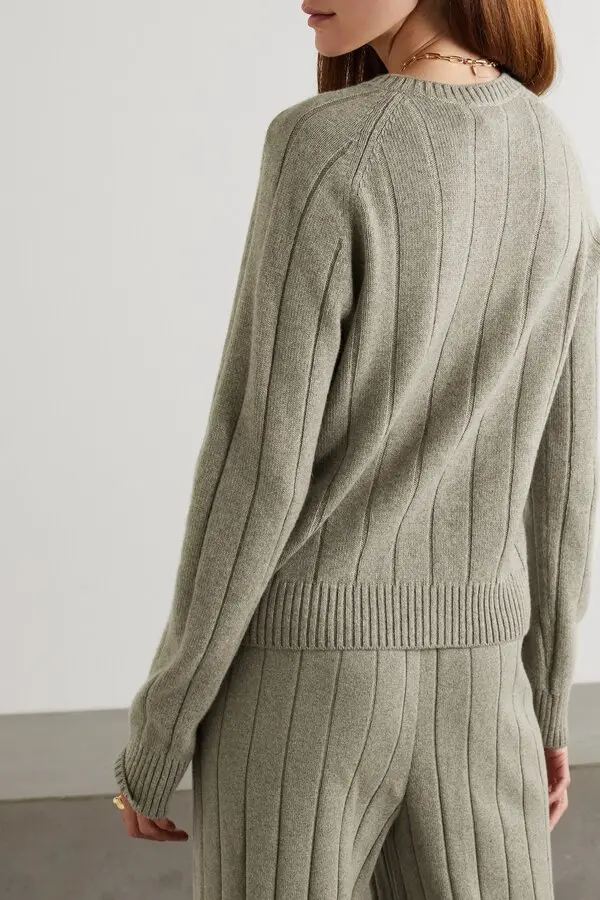 Loro Piana Ribbed Cashmere Sweater