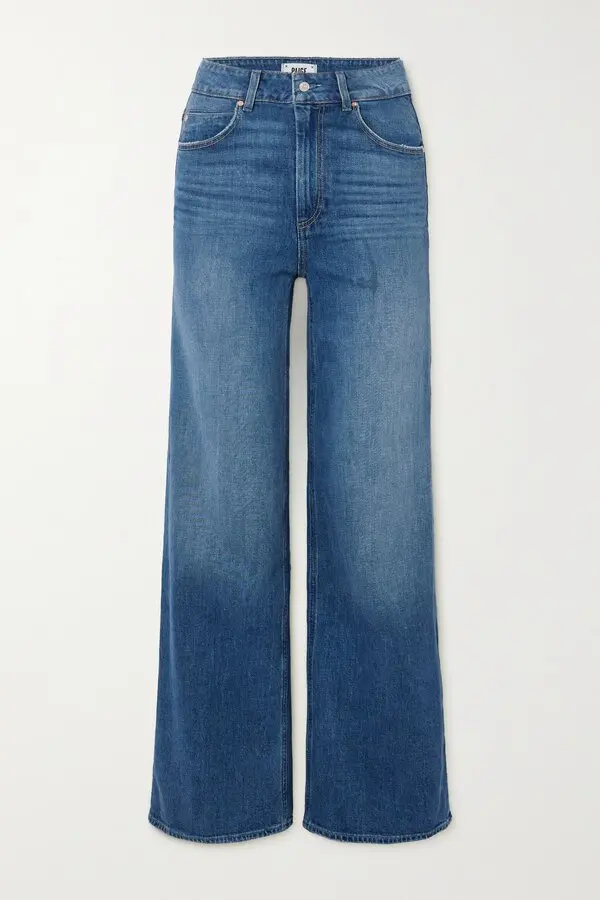 Paige Sasha High-rise Straight-leg Jeans