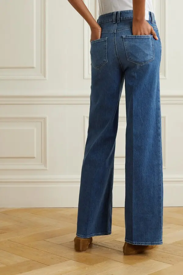 Paige Sasha High-rise Straight-leg Jeans