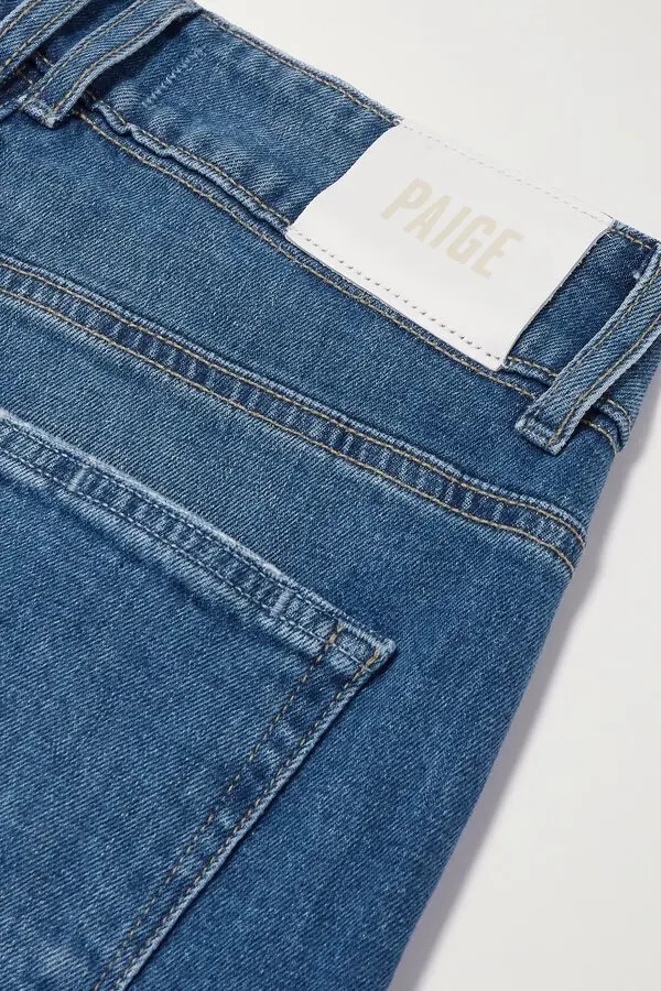 Paige Sasha High-rise Straight-leg Jeans