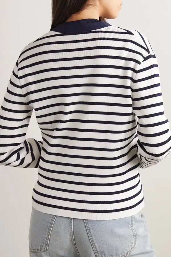 Givenchy Striped Cotton Cardigan