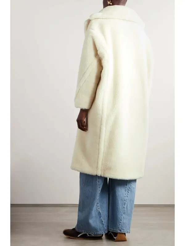 Max Mara Tedgirl Alpaca-blend Coat - Neutrals