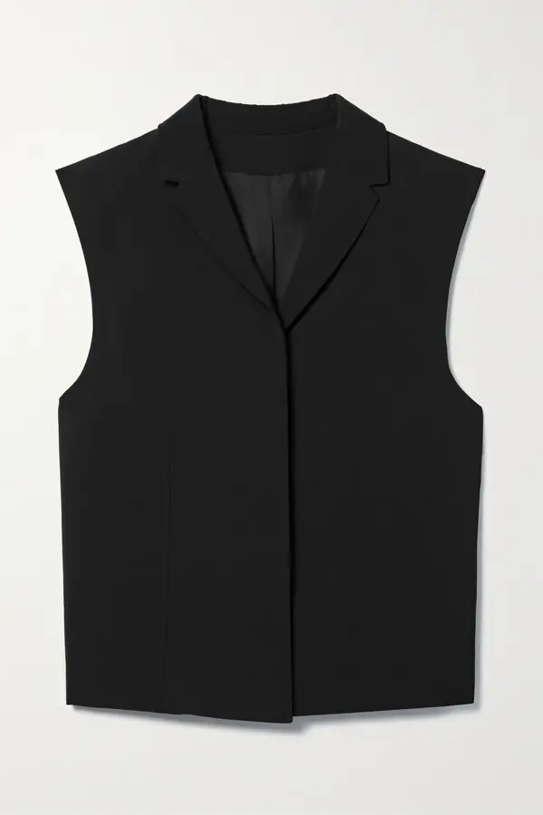THE ROW Vestina Crepe Vest