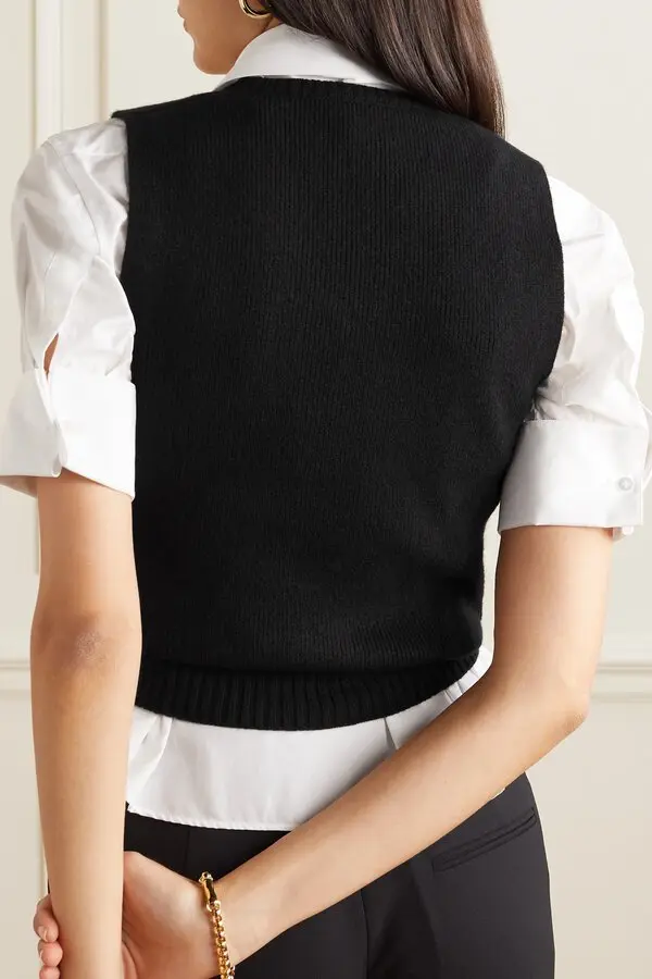 THE ROW Comi Cashmere-blend Vest