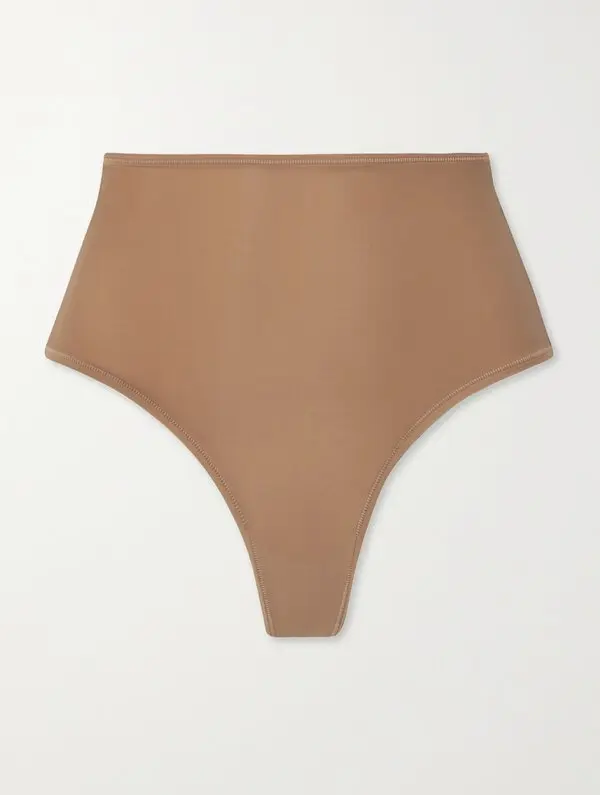 SKIMS Fits Everybody High Waisted Thong - Neutrals