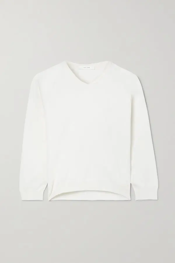 THE ROW Corin Silk-blend Sweater