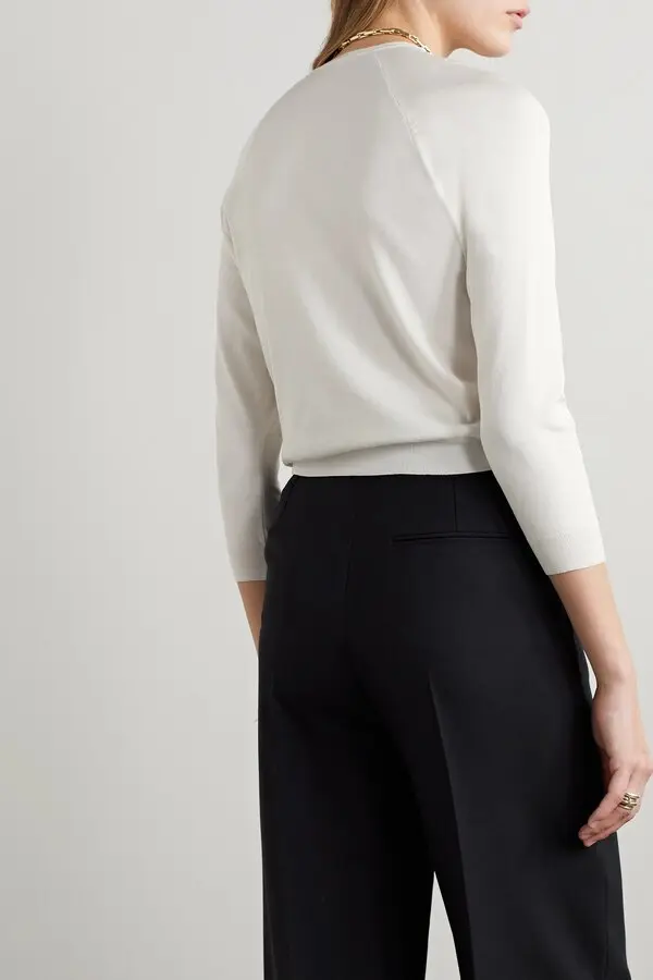 THE ROW Corin Silk-blend Sweater