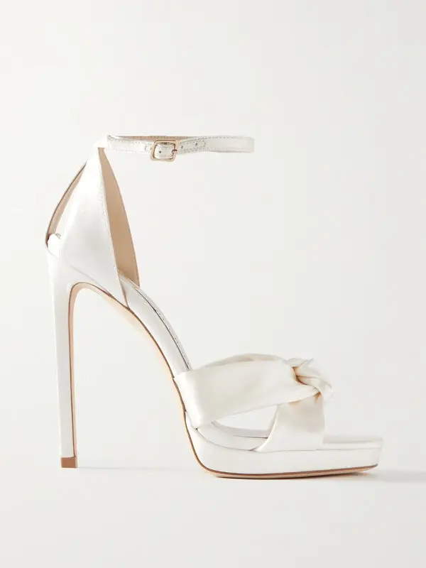 JIMMY CHOO Rosie 120 Satin Sandals