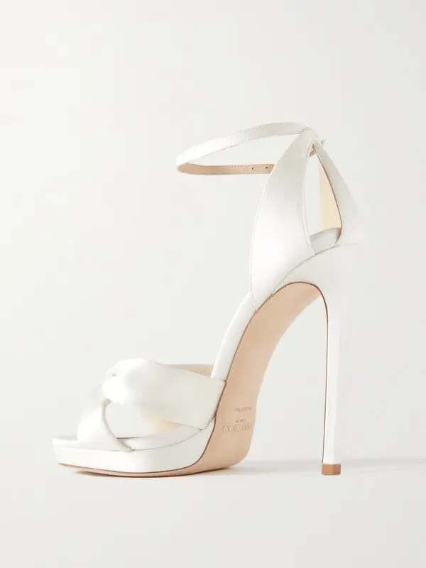 JIMMY CHOO Rosie 120 Satin Sandals