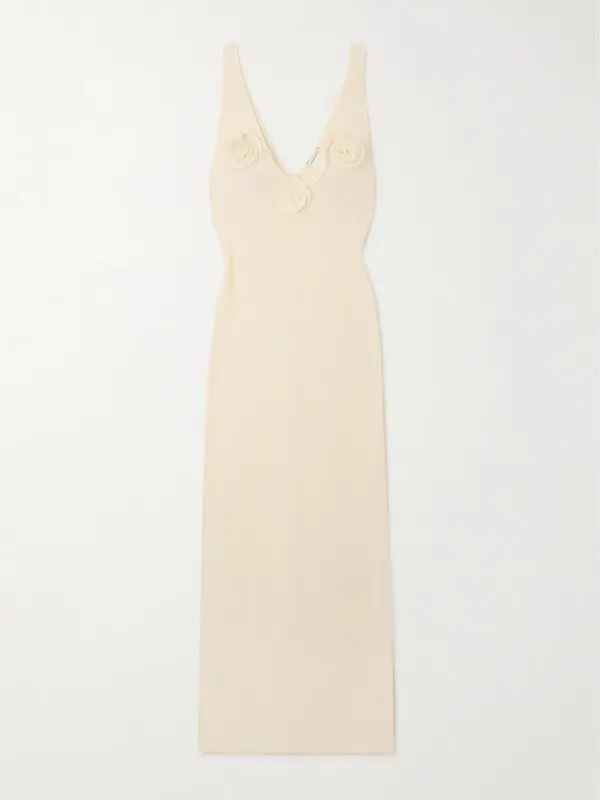Magda Butrym Appliquéd Maxi Dress