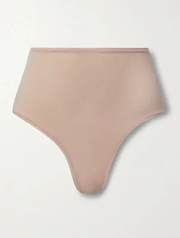 SKIMS Fits Everybody High Waisted Thong - Neutrals