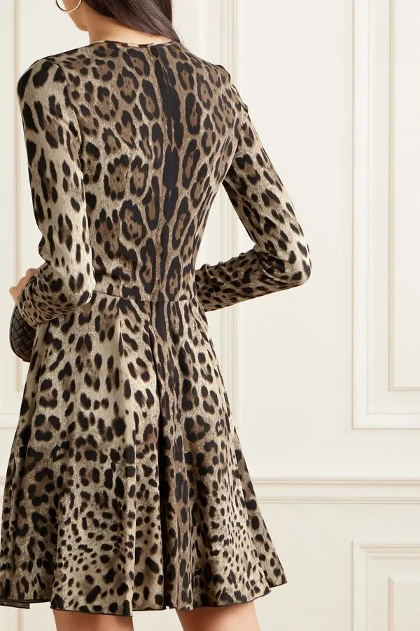 Dolce & Gabbana Leopard-print Mini Dress