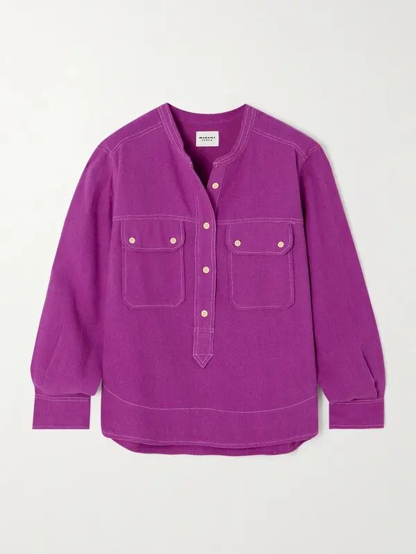 MARANT ETOILE Tecoyo Silk Shirt