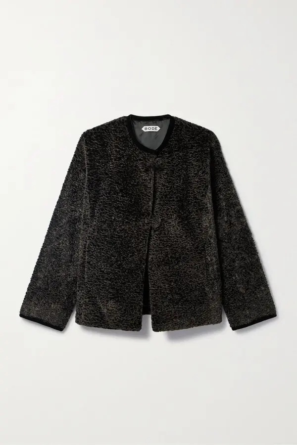 BODE Fitchberg Faux Shearling Jacket