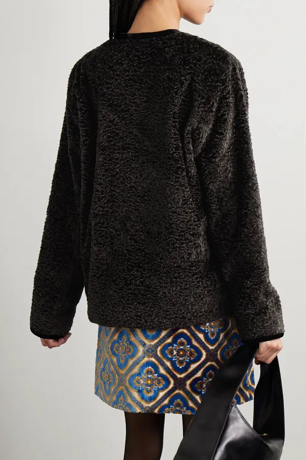 BODE Fitchberg Faux Shearling Jacket