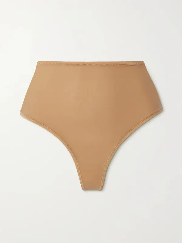 SKIMS Fits Everybody High Waisted Thong - Neutrals