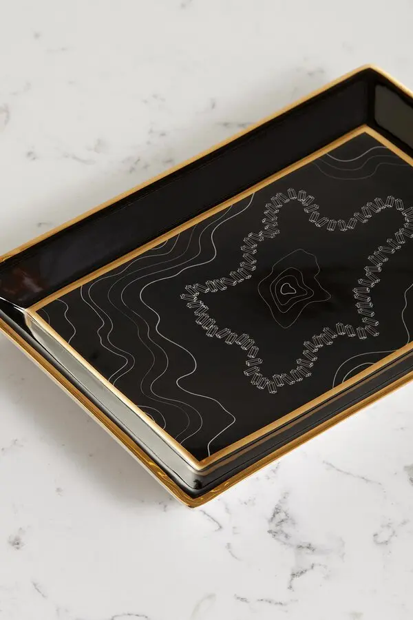 SUZANNE KALAN Porcelain Jewelry Tray