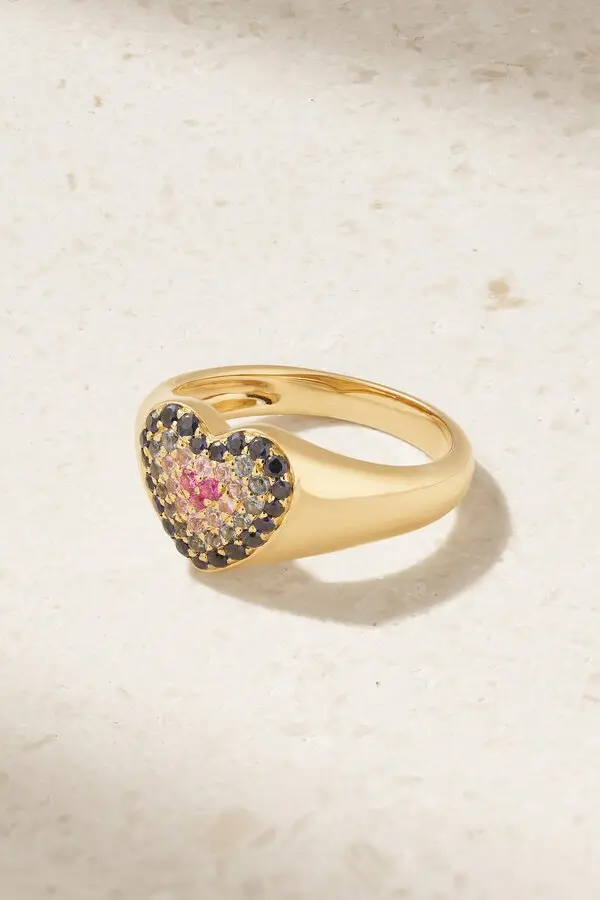 EMILY P. WHEELER Net Sustain 18-karat Recycled Sapphire Ring - Gold