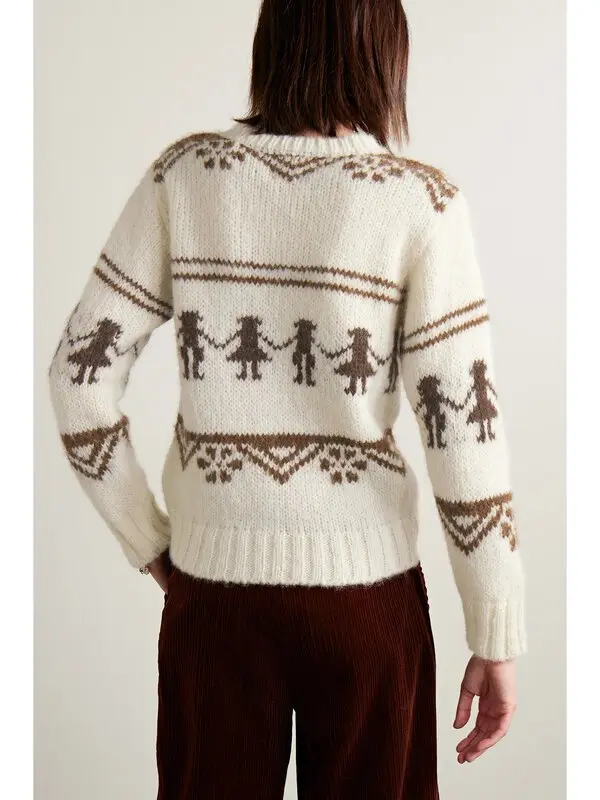 BODE Talo Alpaca-blend Jacquard Sweater