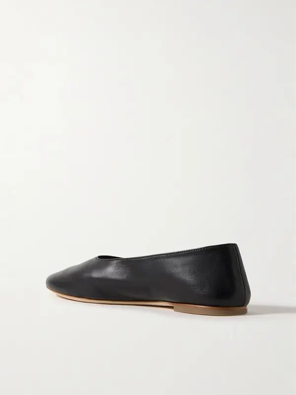 Staud Alba Leather Ballet Flats