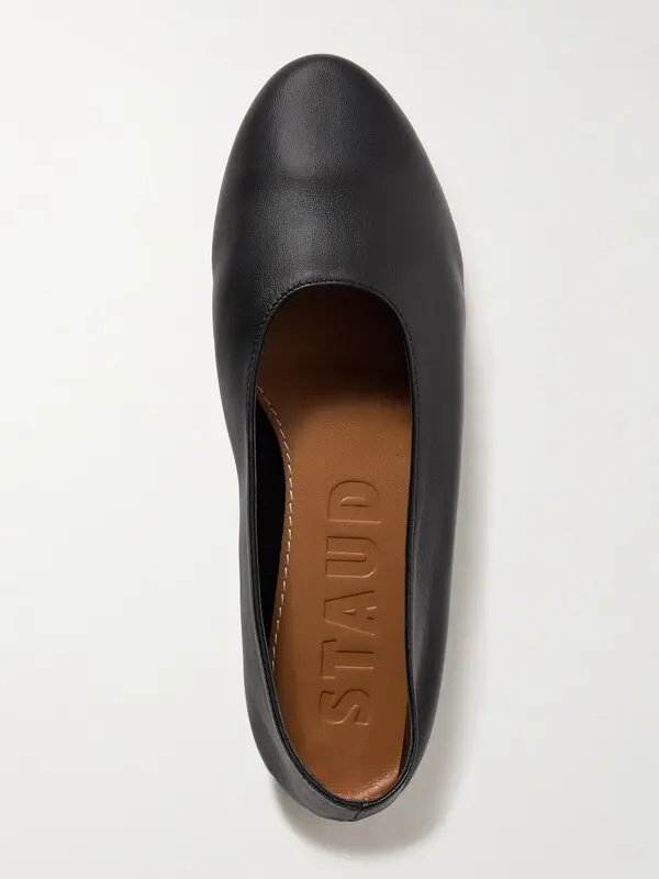 Staud Alba Leather Ballet Flats