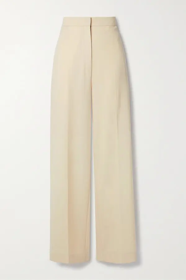 THE ROW Gordon Wool Wide-leg Pants