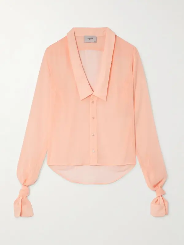 Coperni Chiffon Blouse