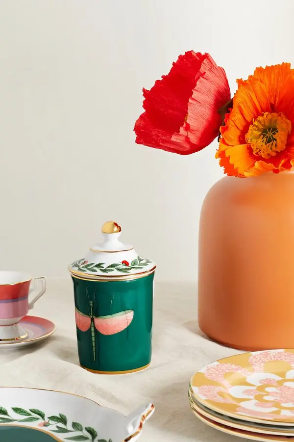 La DoubleJ Gold-plated Porcelain Mug