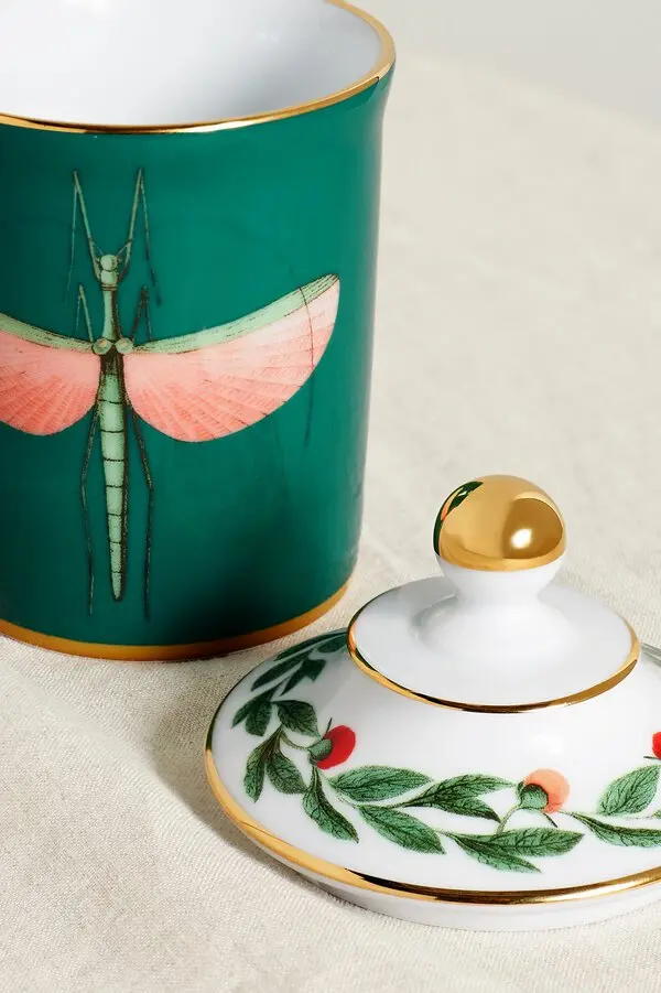 La DoubleJ Gold-plated Porcelain Mug
