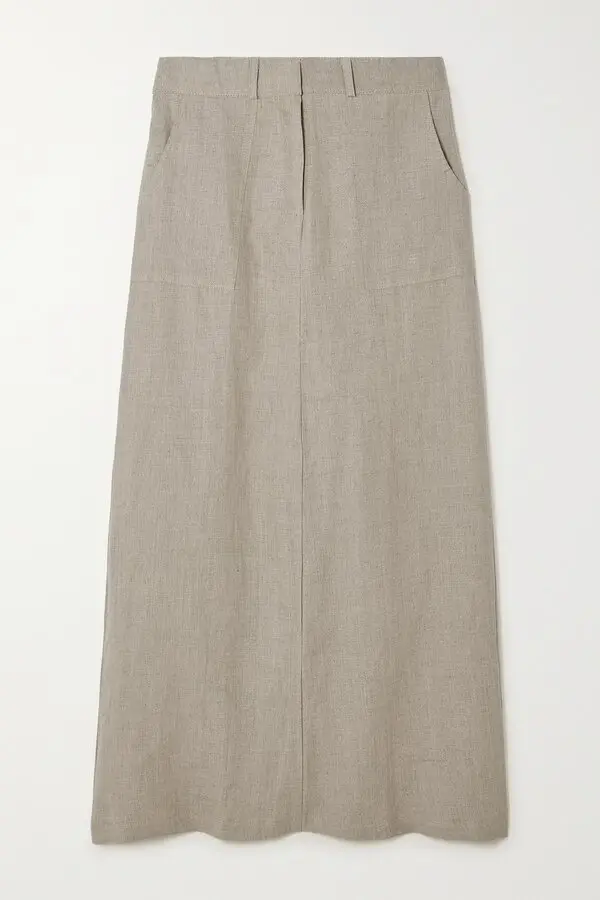 Faithfull The Brand Net Sustain Amreli Linen Maxi Skirt - Neutrals