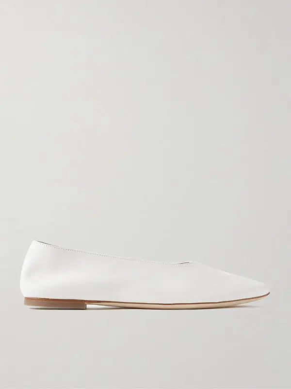 Staud Alba Leather Ballet Flats