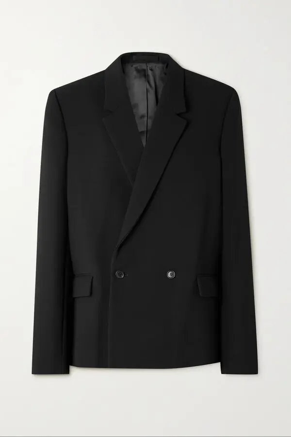 Wardrobe.NYC Hailey Bieber Double-breasted Wool Blazer