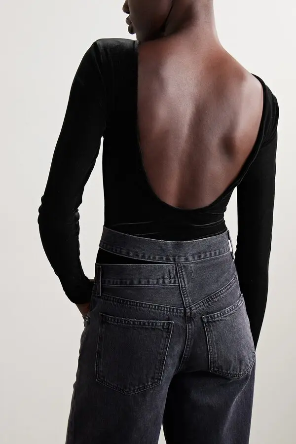 AGOLDE Corrin Open-back Bodysuit