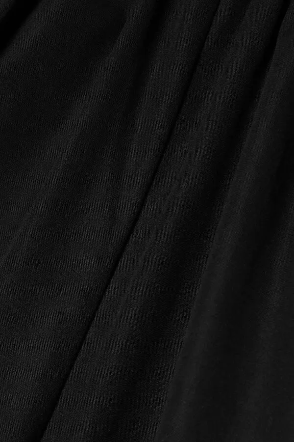 THE ROW Gunther Cotton-blend Shorts - Black