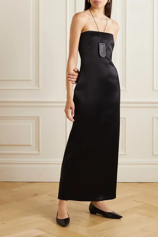 THE ROW Reeta Strapless Maxi Dress
