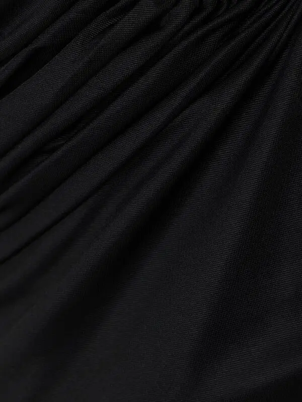 Christopher Esber Strapless Gathered Maxi Dress - Black