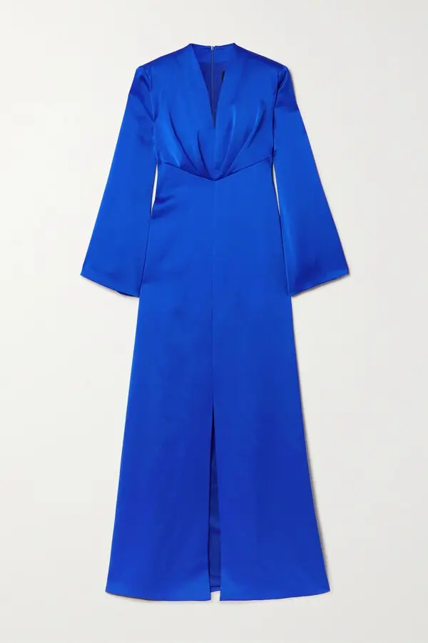 RASARIO Duchesse-satin Gown - Blue