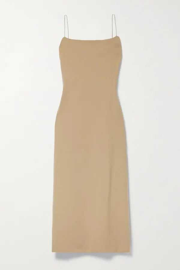 THE ROW Haku Stretch-jersey Midi Dress