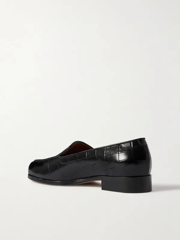 EMME PARSONS Danielle Croc-effect Loafers