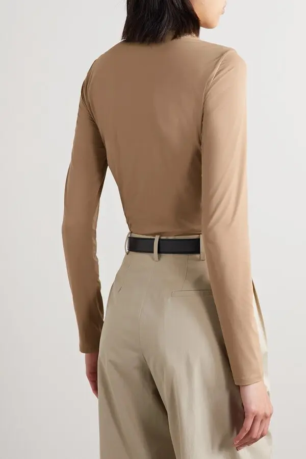 THE ROW Rudd Stretch-jersey Top