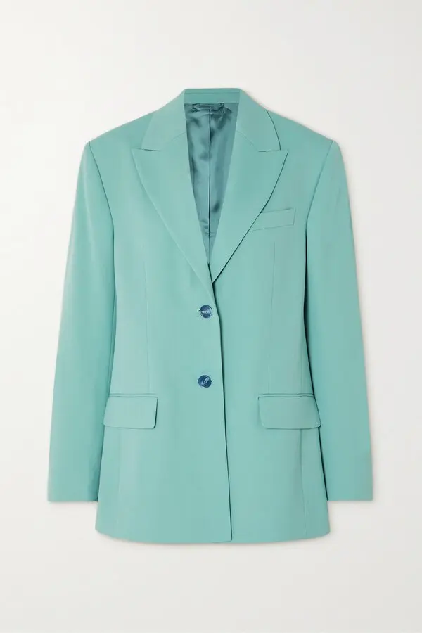 Acne Studios Net Sustain Recycled Grain De Poudre Blazer