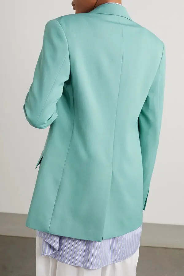 Acne Studios Net Sustain Recycled Grain De Poudre Blazer