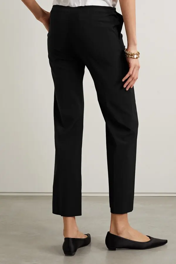 THE ROW Flame Cady Straight-leg Trousers