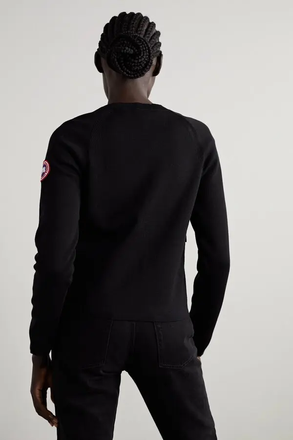 Canada Goose Hybridge Paneled Wool And Quilted Shell Down Jacket