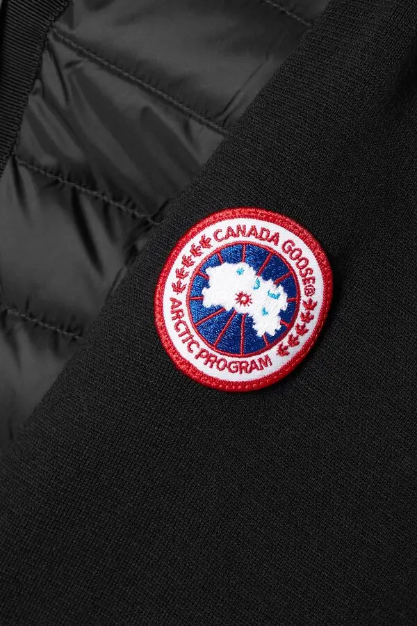 Canada Goose Hybridge Paneled Wool And Quilted Shell Down Jacket