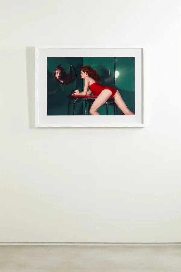 AP8.art Guy Bourdin Framed Print, 40" X 29 - Green