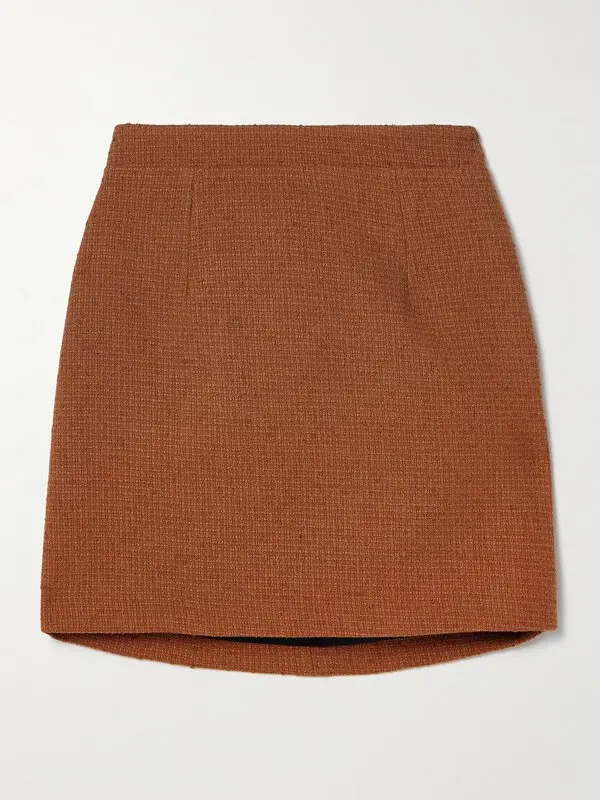 PATOU Wool-blend Tweed Mini Skirt